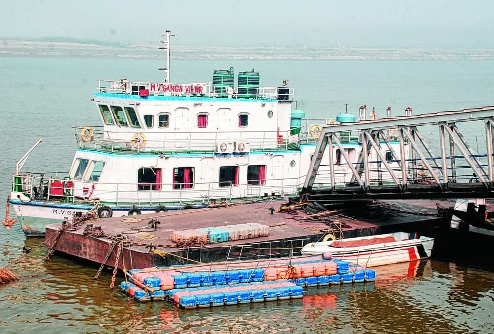 MV Ganga Vihar ready to float