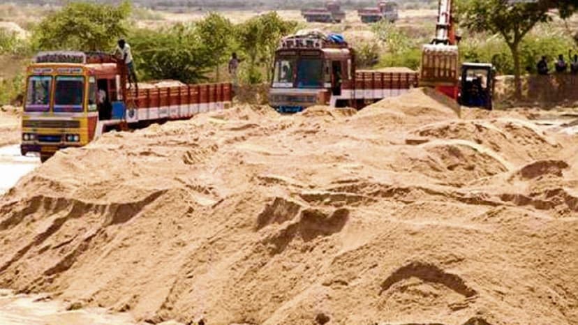 sand ghat in jharkhand NGT ban on balu tender has not done