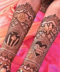 Bridal Name Mehandi Design : हाथों पर लगवाएं ये सुंदर नाम वाली मेंहंदी ...