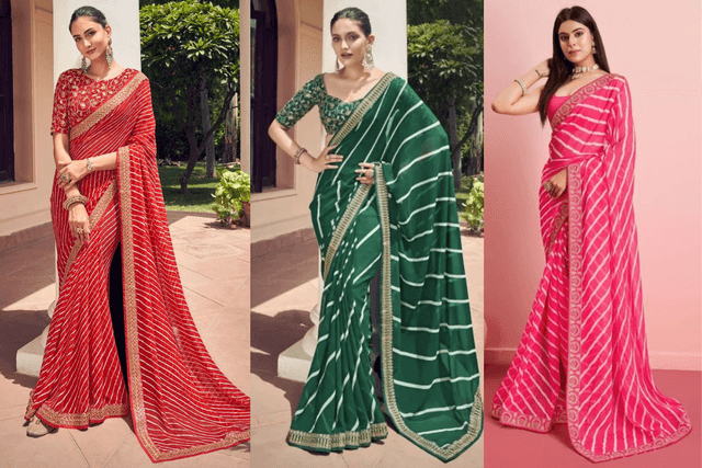 Latest Leheriya Saree for Summer Season: गर्मियों में दिखना है फैशनेबल ...