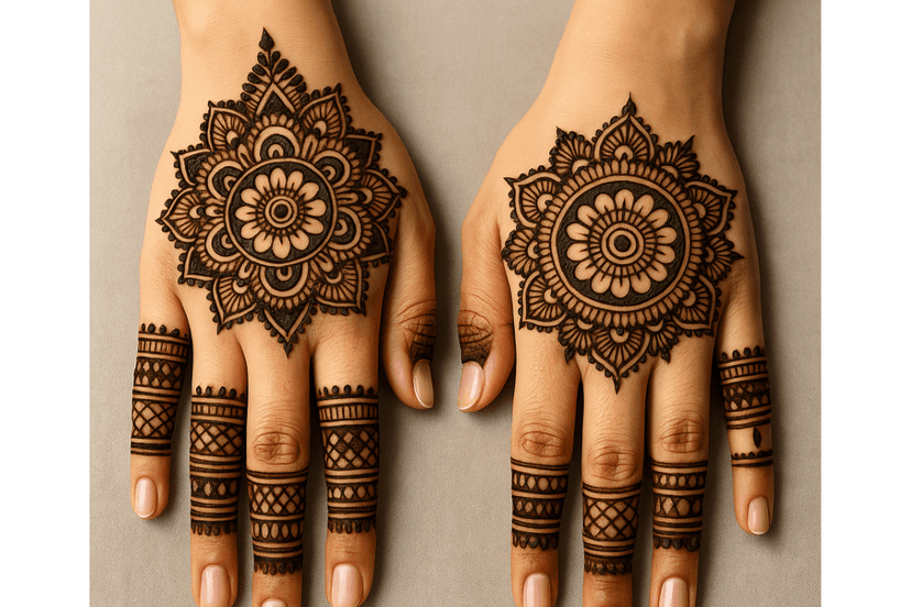 Latest Mehndi Designs: वेडिंग लुक को दें स्टाइलिश टच, आसान और खूबसूरत ...
