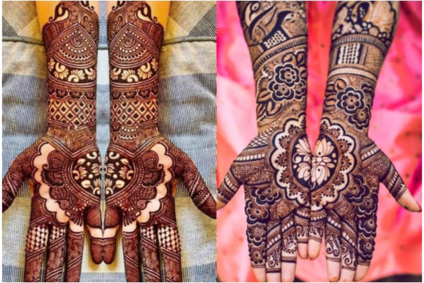 Latest Bridal Mehndi Design: हाथों में रचाएं साजन के नाम की मेहंदी ...