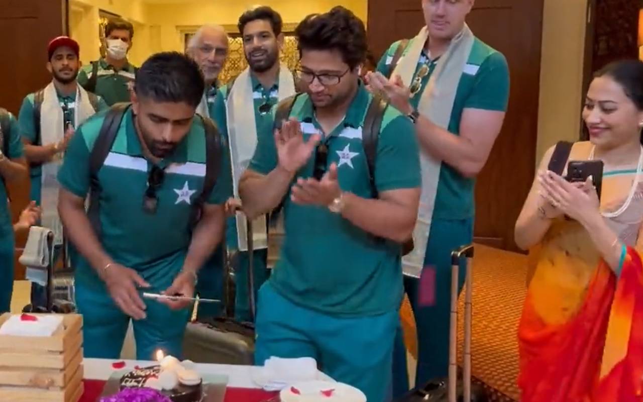Watch Babar Azam celebrated his birthday in Bengaluru