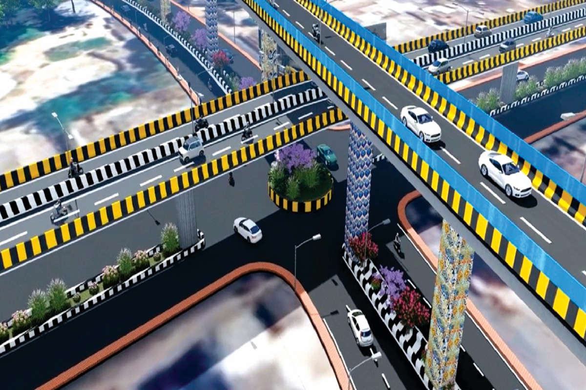 harmu flyover project CP Radhakrishnan came face to face