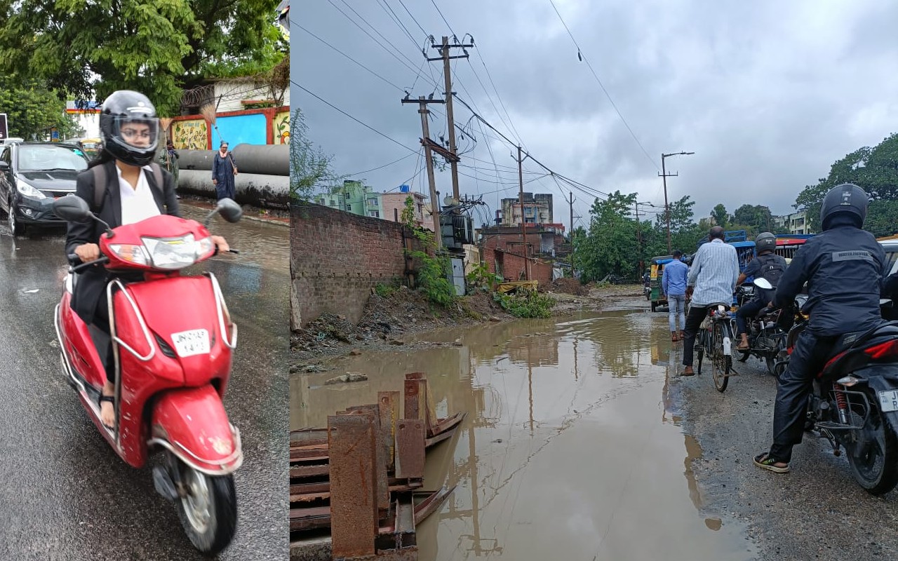 jharkhand mein aaj mausam kaisa hai heavy to very heavy rain