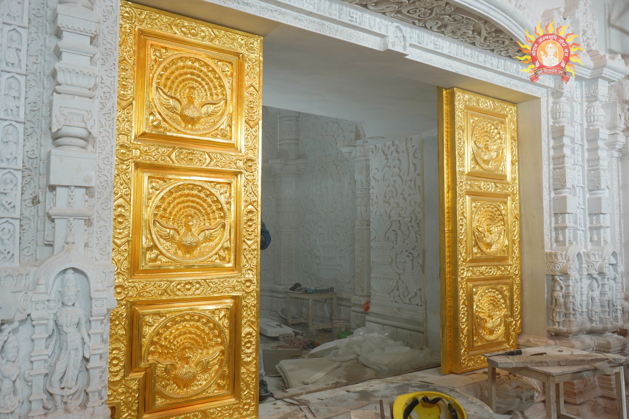 Ayodhya Ram Mandir 14 gold doors installed 30 more to be