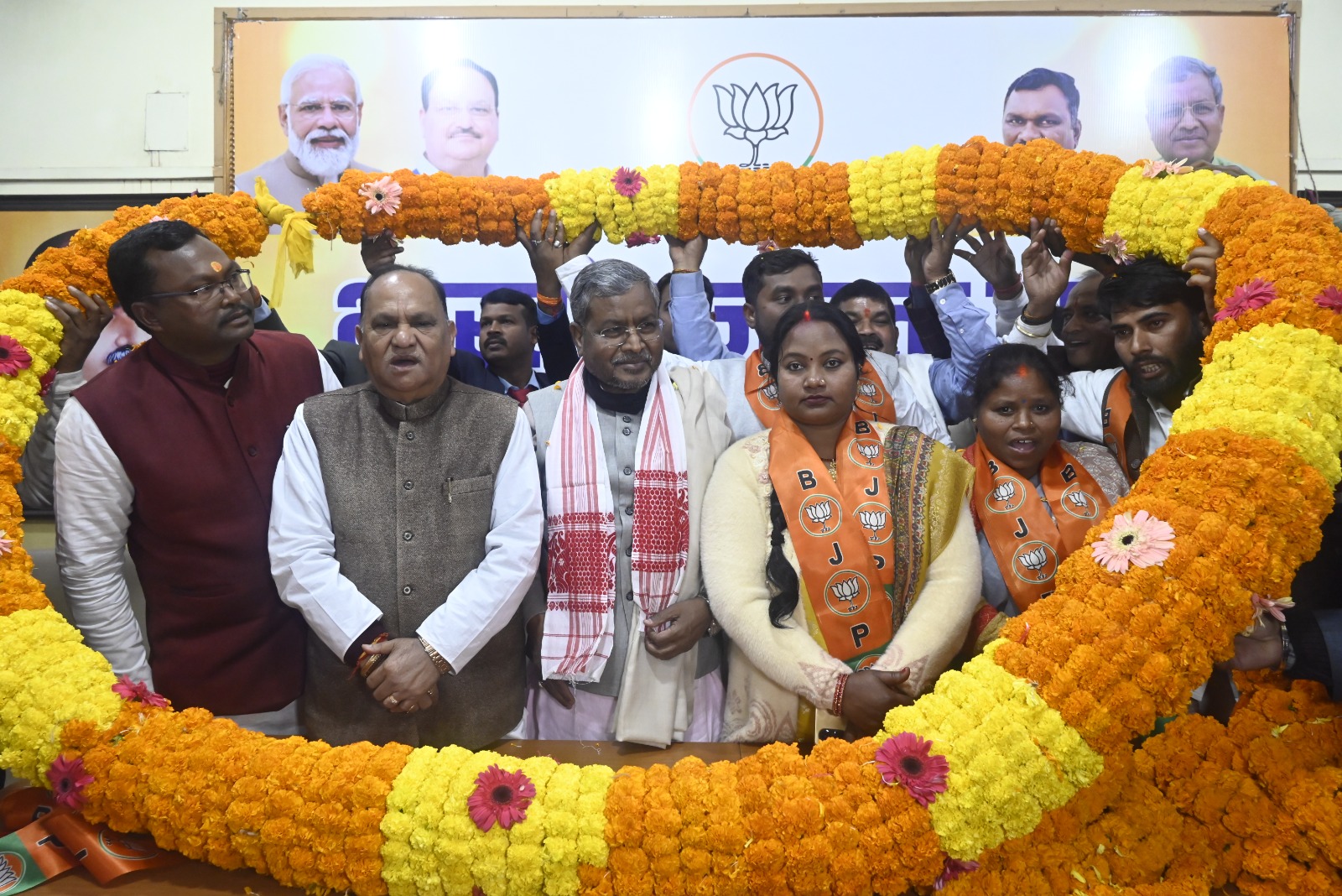 JMM Congress Leaders Join BJP Lok Sabha Election Jharkhand
