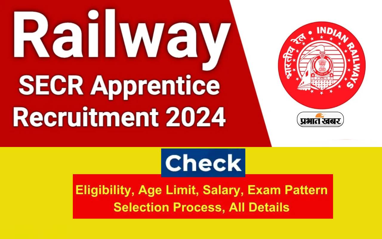 SECR Recruitment 2024: दक्षिण पूर्व मध्य रेलवे अपरेंटिस नियुक्ति