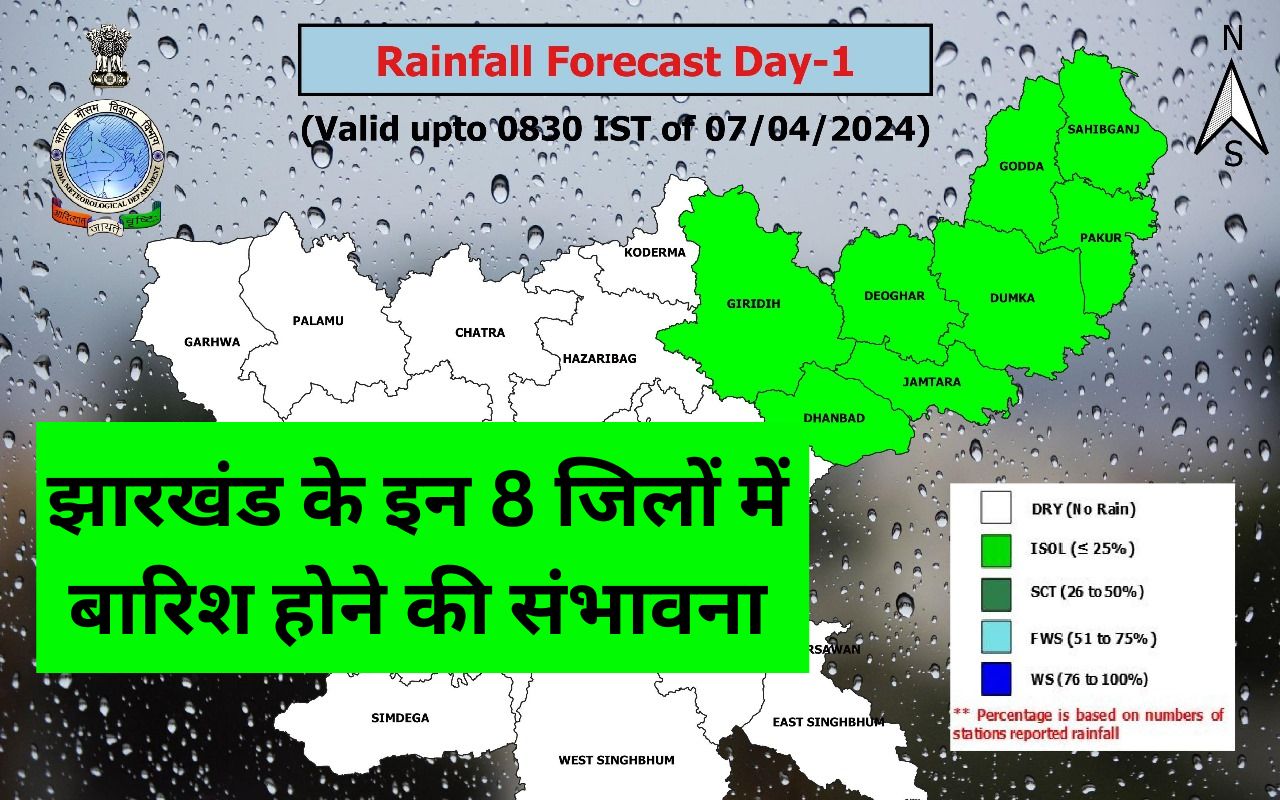 झारखंड को Heat Wave से राहत देगा बंगाल की खाड़ी में बना साइक्लोन