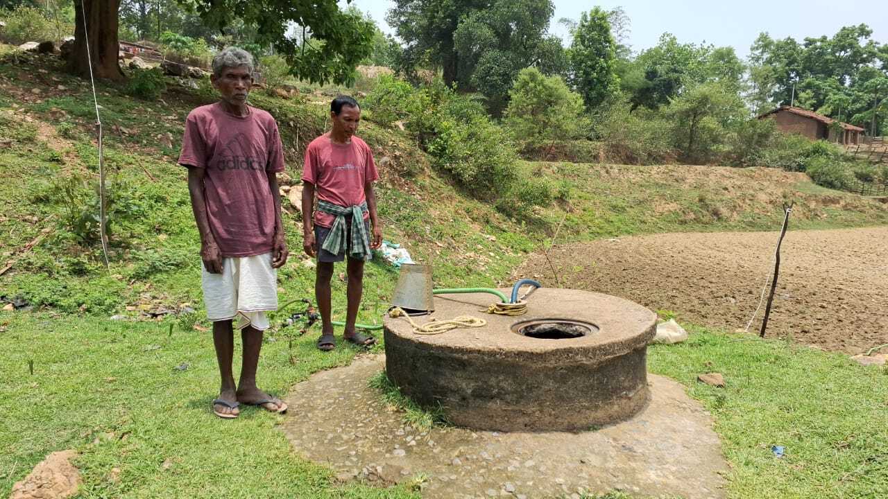 25 families are drinking muddy water from the well