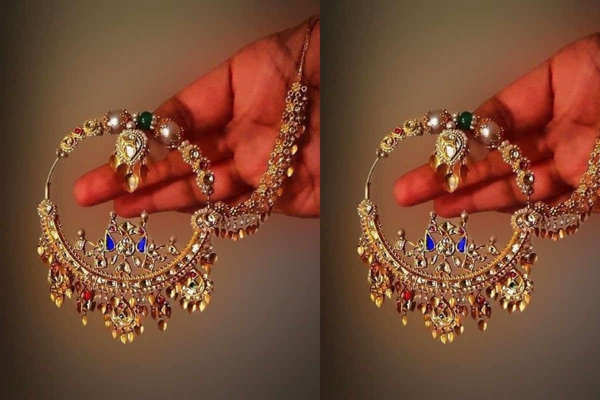 Traditional Nath Designs for Chhath Pooja: छठ पूजा के लिए देखें नथ के ...