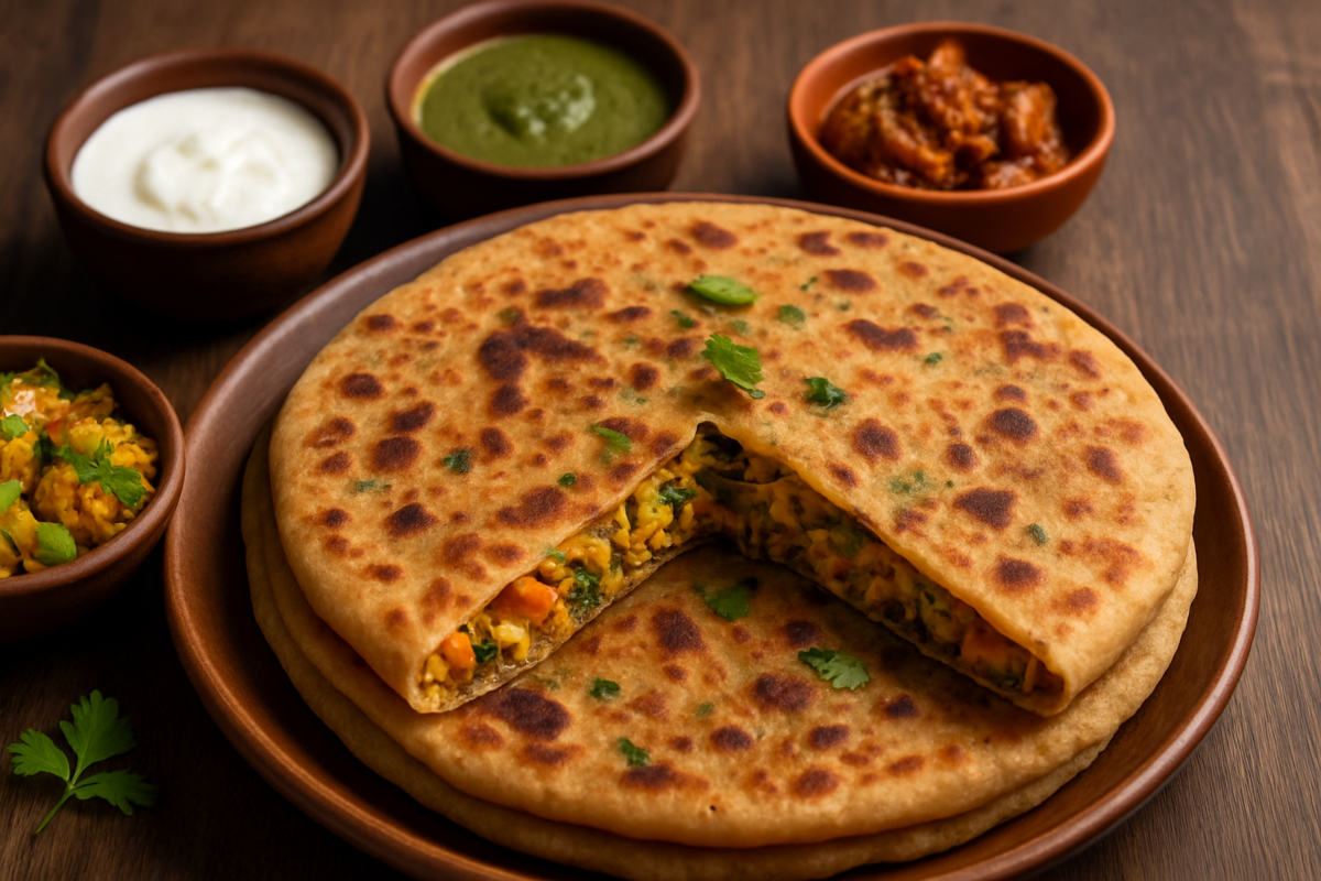 Stuffed Veg Paratha Recipe: टिफिन से लेकर डिनर तक के लिए परफेक्ट हेल्दी ...